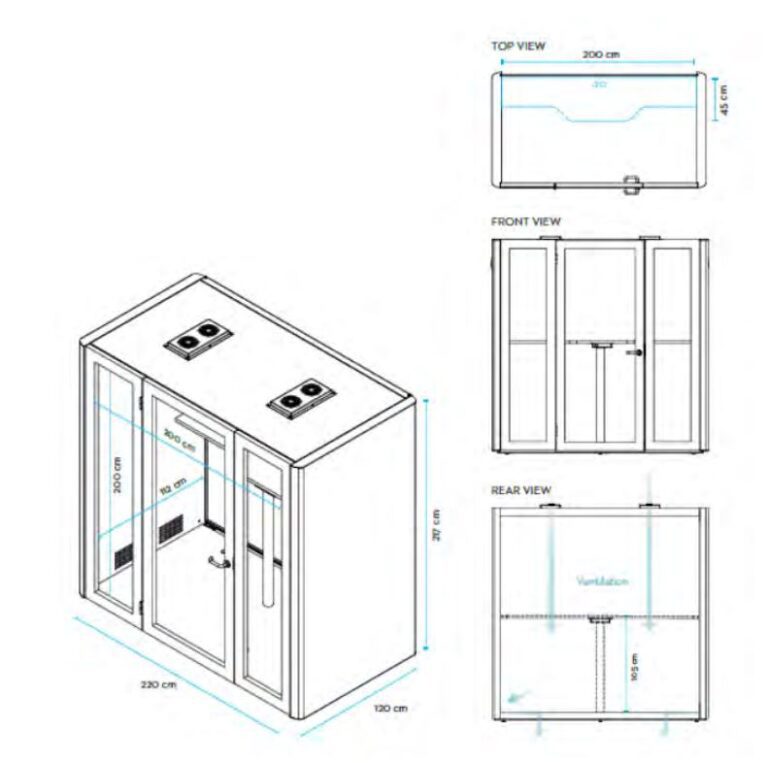Pod Series - Dimensions Office