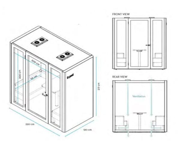 Pod Series - Dimensions Office
