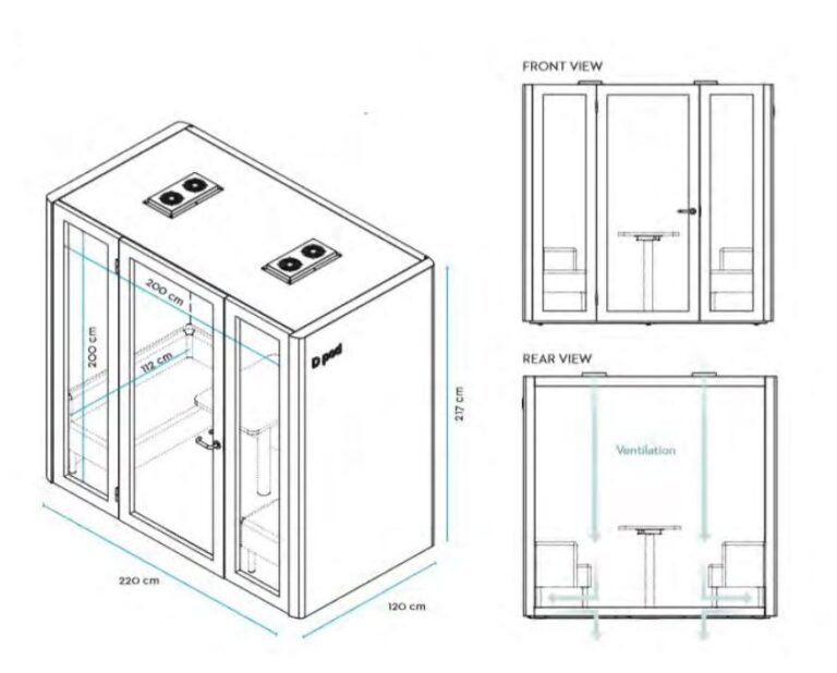 Pod Series - Dimensions Office