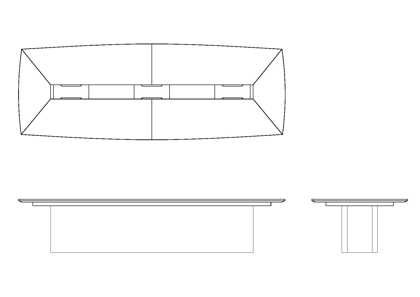 Leap Meeting Table – Dimensions Office