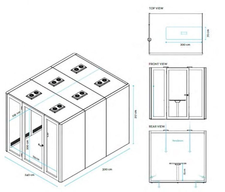 Pod Series - Dimensions Office